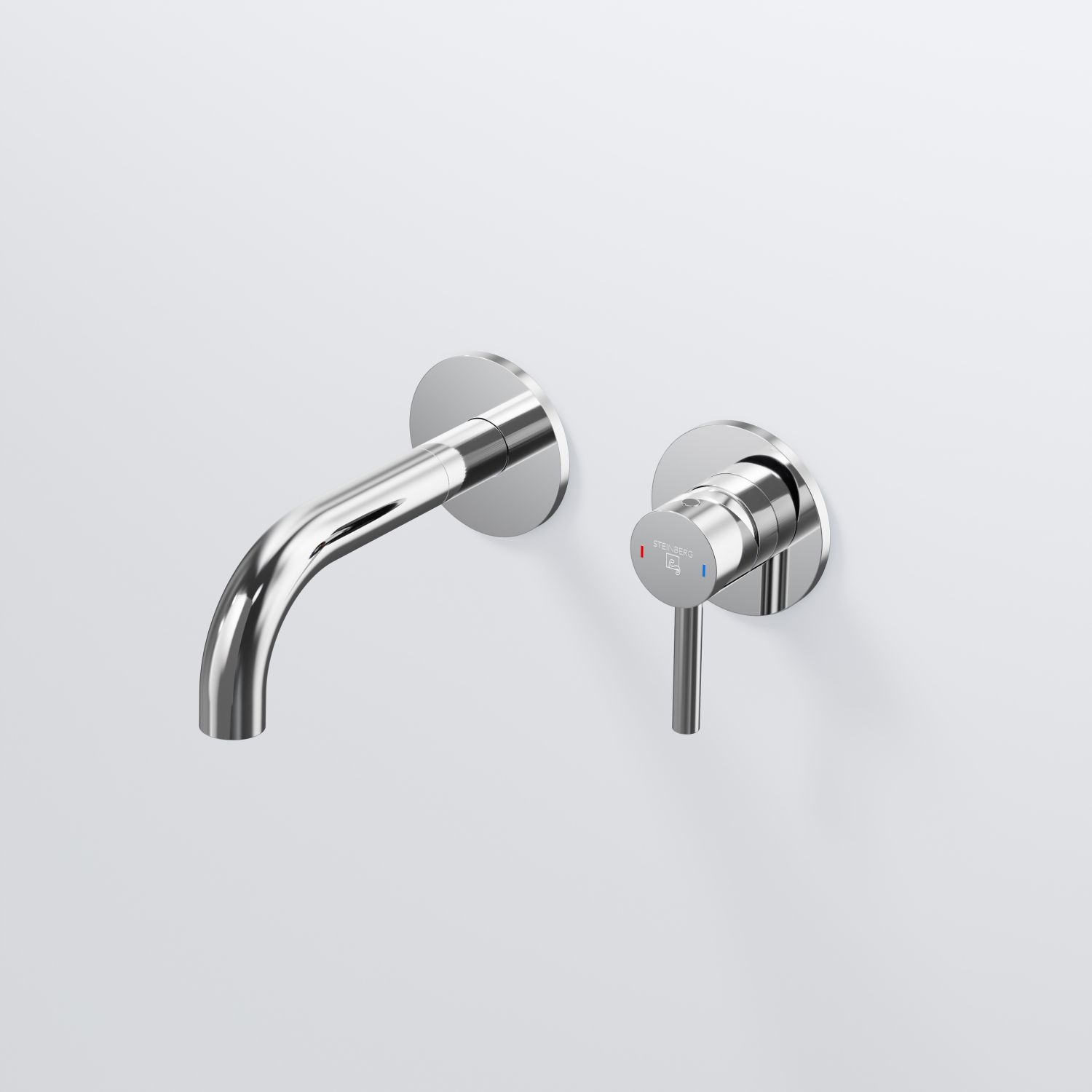 Steinberg Wall Mounted Single Lever Basin Mixer | Series 100 ...