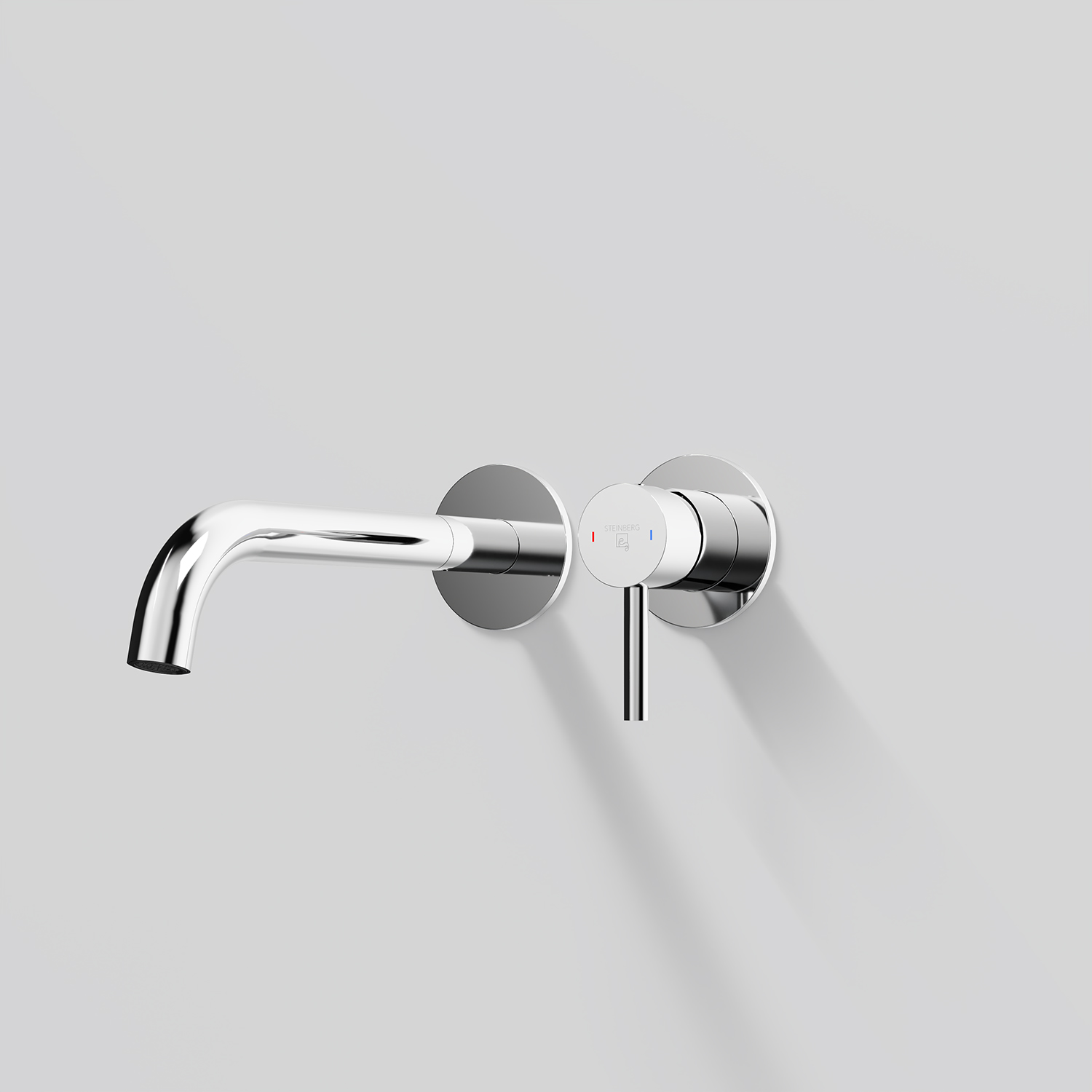 Steinberg Wall Mounted Single Lever Basin Mixer | Series 100 ...