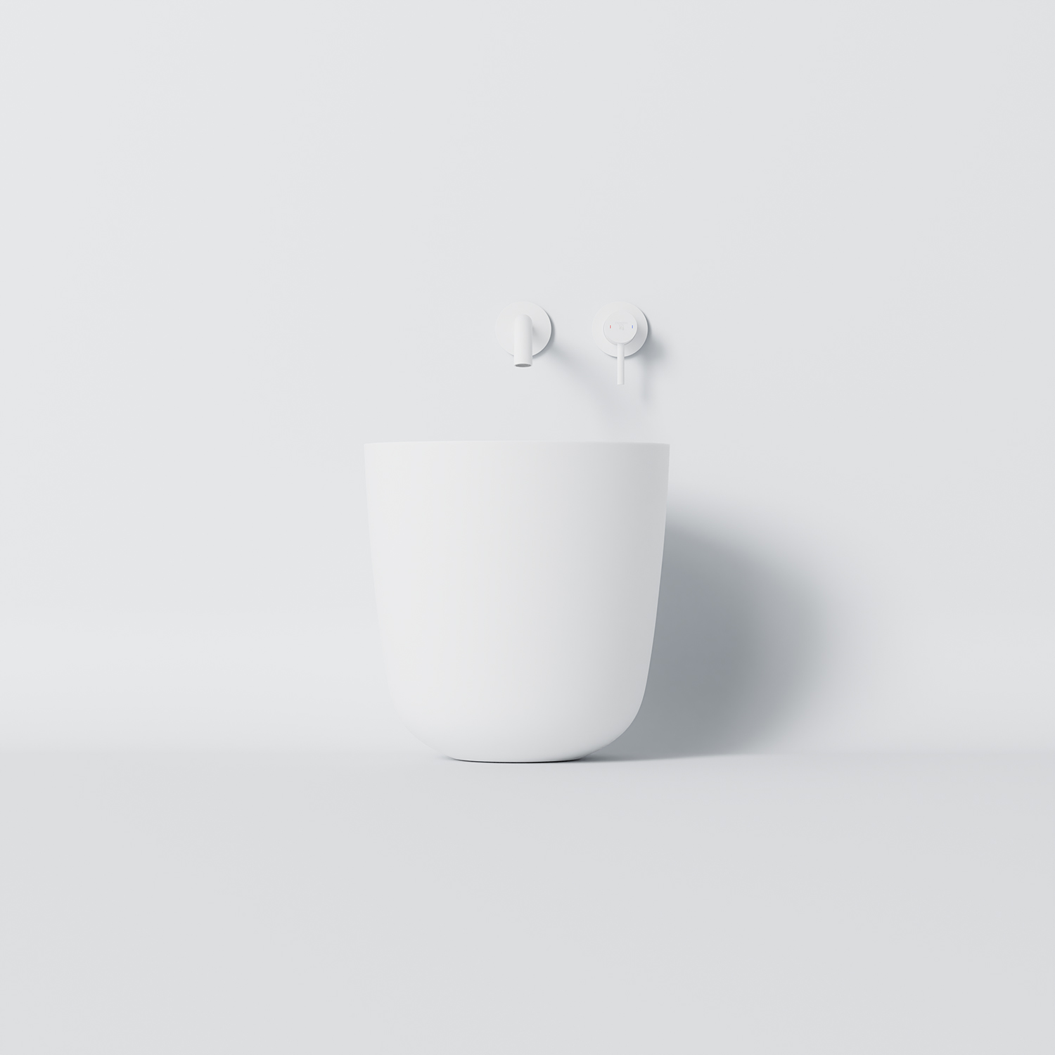 Steinberg Round Solid Surface Countertop Washbasin | Series 440 ...
