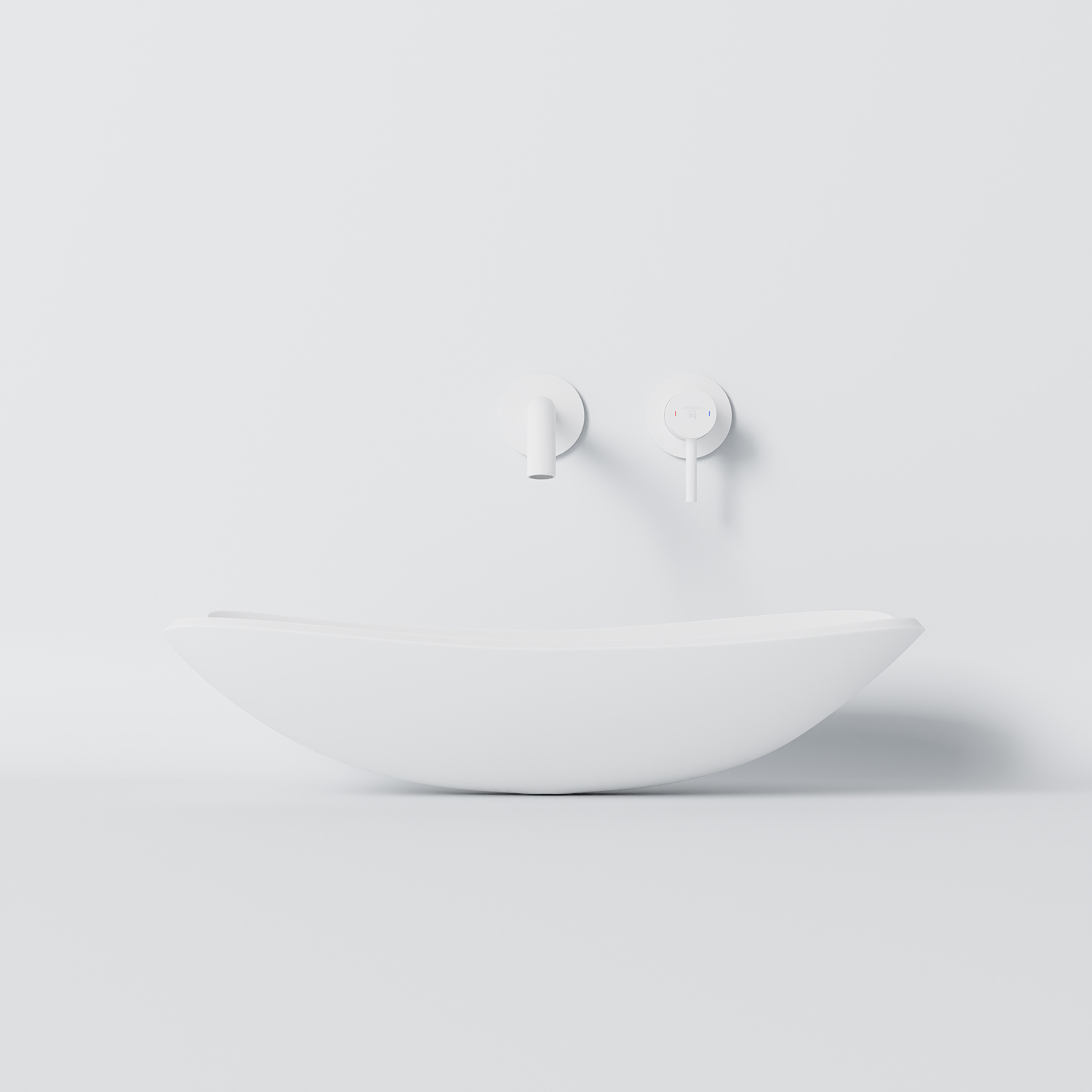 Steinberg Curved Solid Surface Countertop Washbasin | Series 440 ...