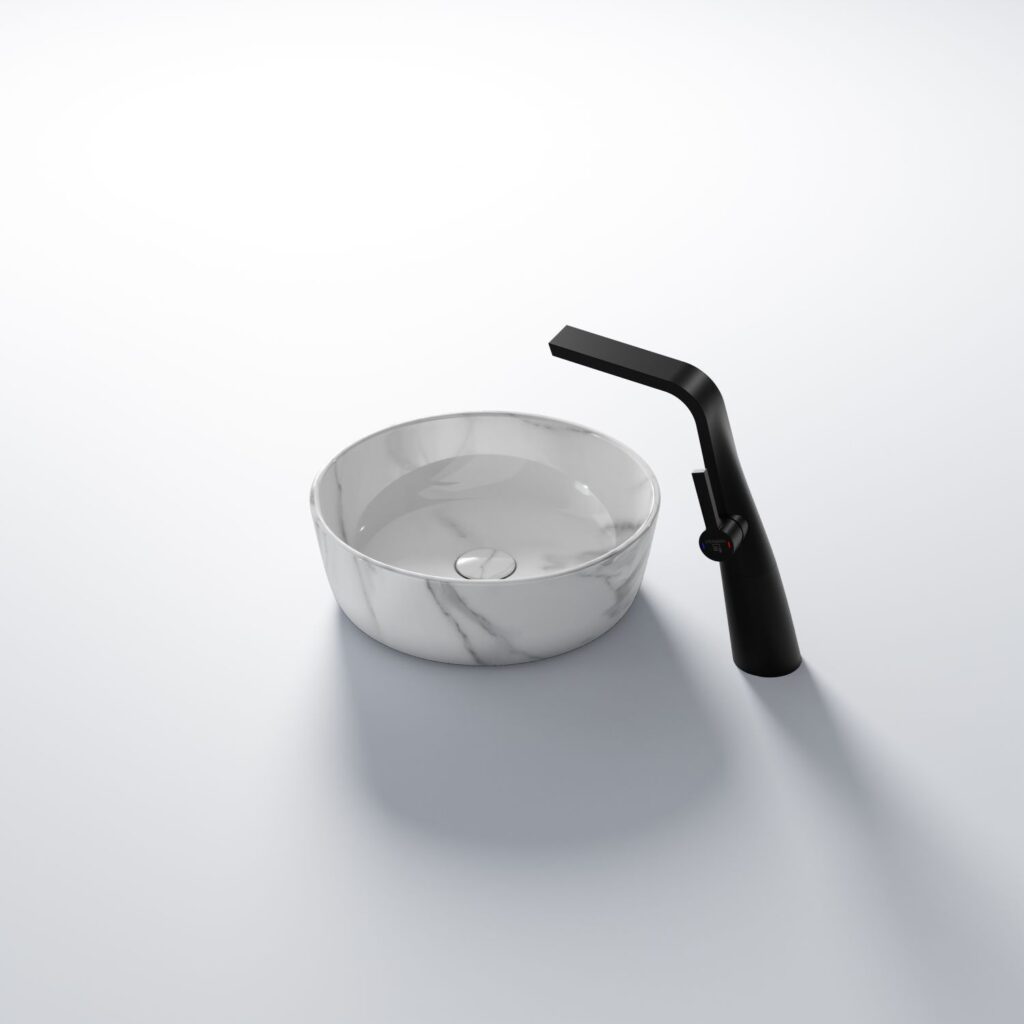 Steinberg Round Solid Surface Countertop Washbasin | Series 540 ...
