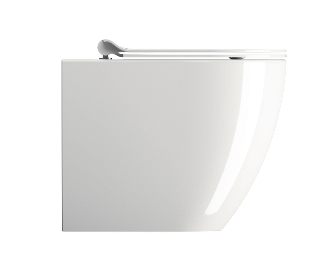 Floor mounted pan with rimless Swirlflush® flushing system | Model ...